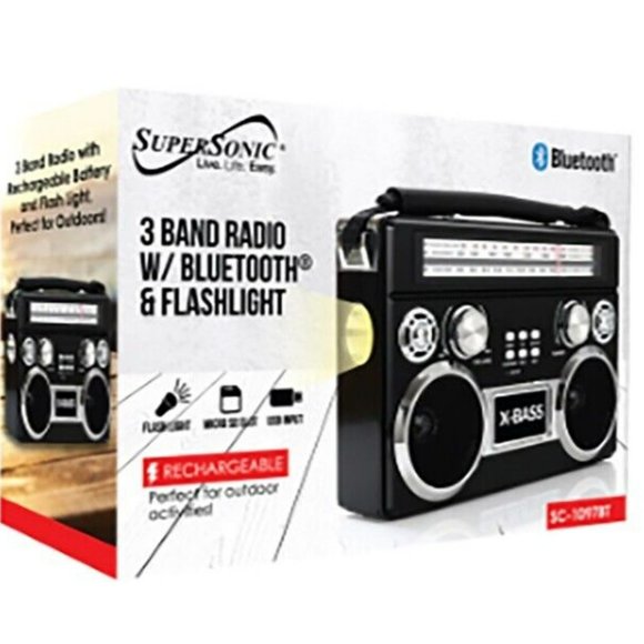 Supersonic | Portable Audio & Video | New Supersonic Black Portable ...